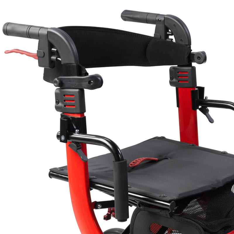 Drive Medical Nitro Duet Dual Function Transport Wheelchair and Rollat